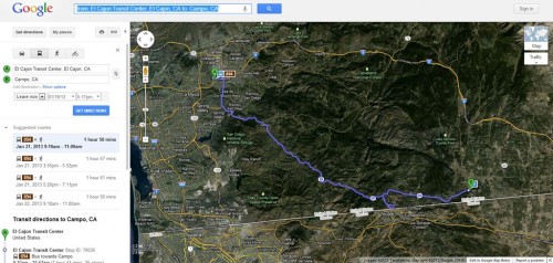 PCT transportation - Pacific Crest Trail Association