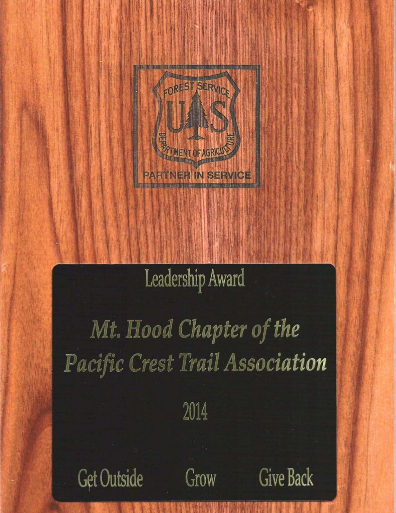 U.S. Forest Service honors PCTA’s Mount Hood Chapter with nation's top ...