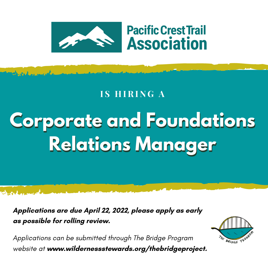 Job Openings - Pacific Crest Trail Association